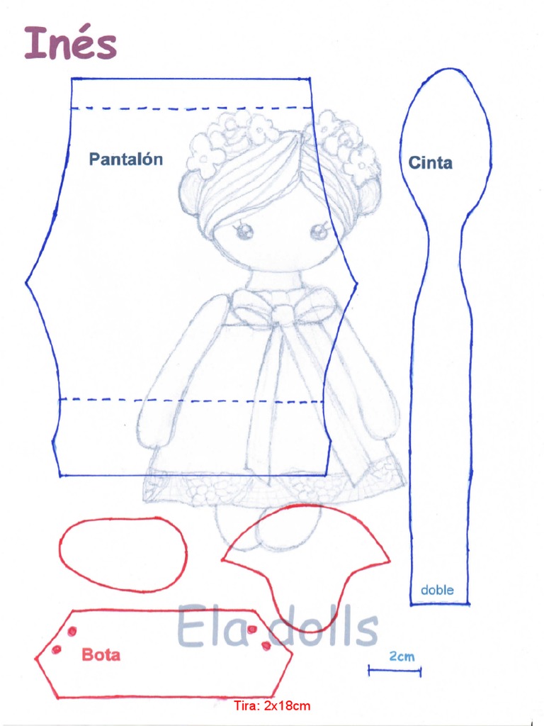 Eladolls Molde Ropa Muñeca Ines | PDF