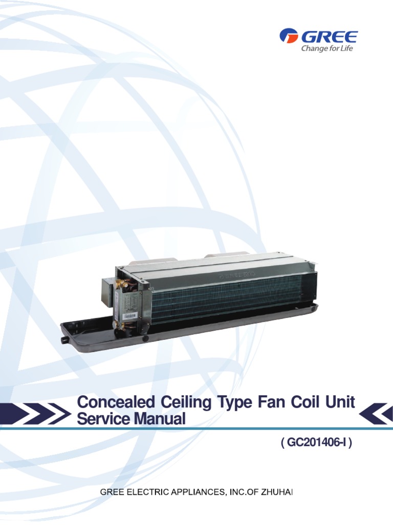 Gree Ceiling Concealed Service Manual | PDF