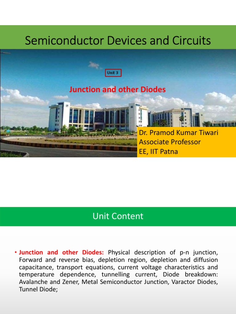 Semi Conductor | PDF | P–N Junction | Electronics
