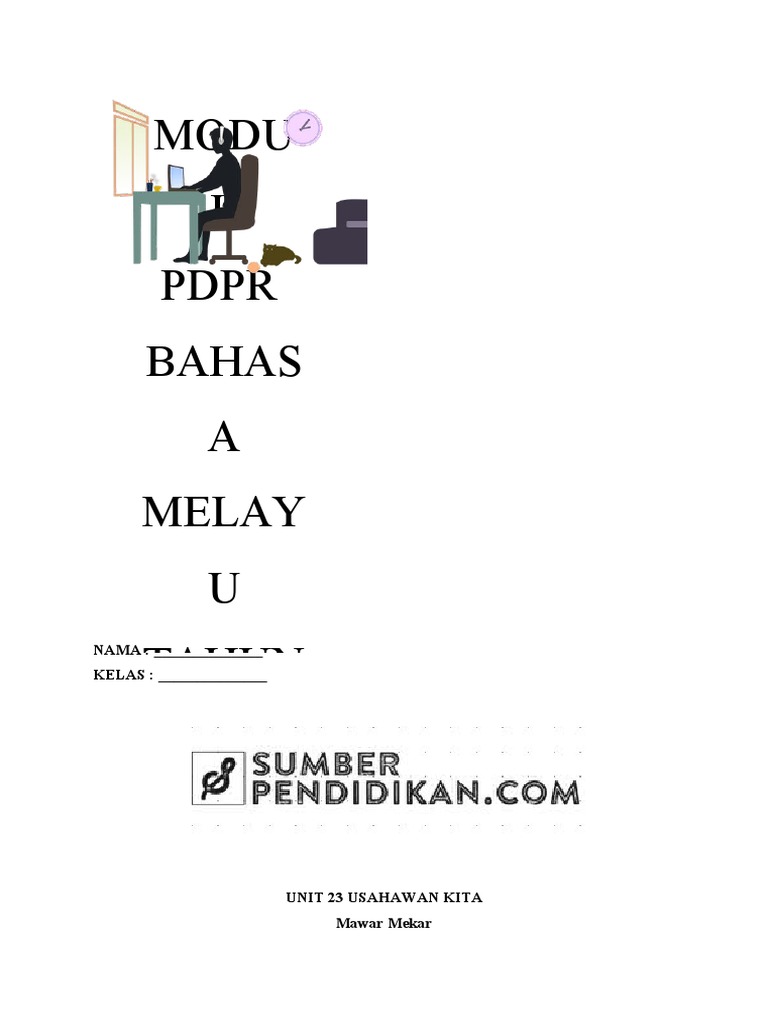 Modul PDPR BM Tahun 4 Unit 23 Usahawan Kita | PDF