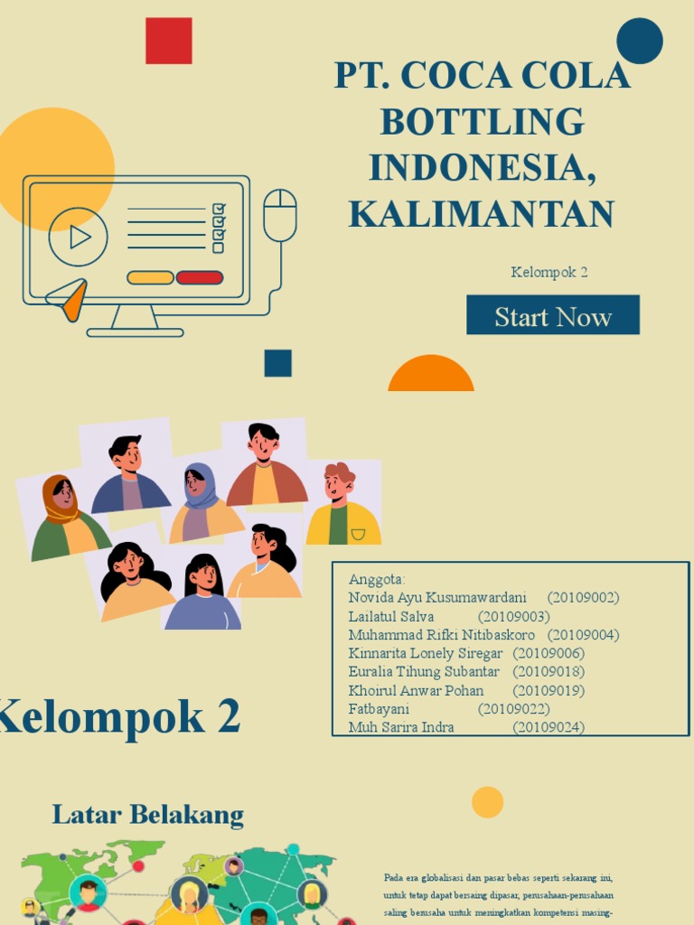 Pt. Coca Cola Bottling Indonesia, Kalimantan: Start Now | PDF