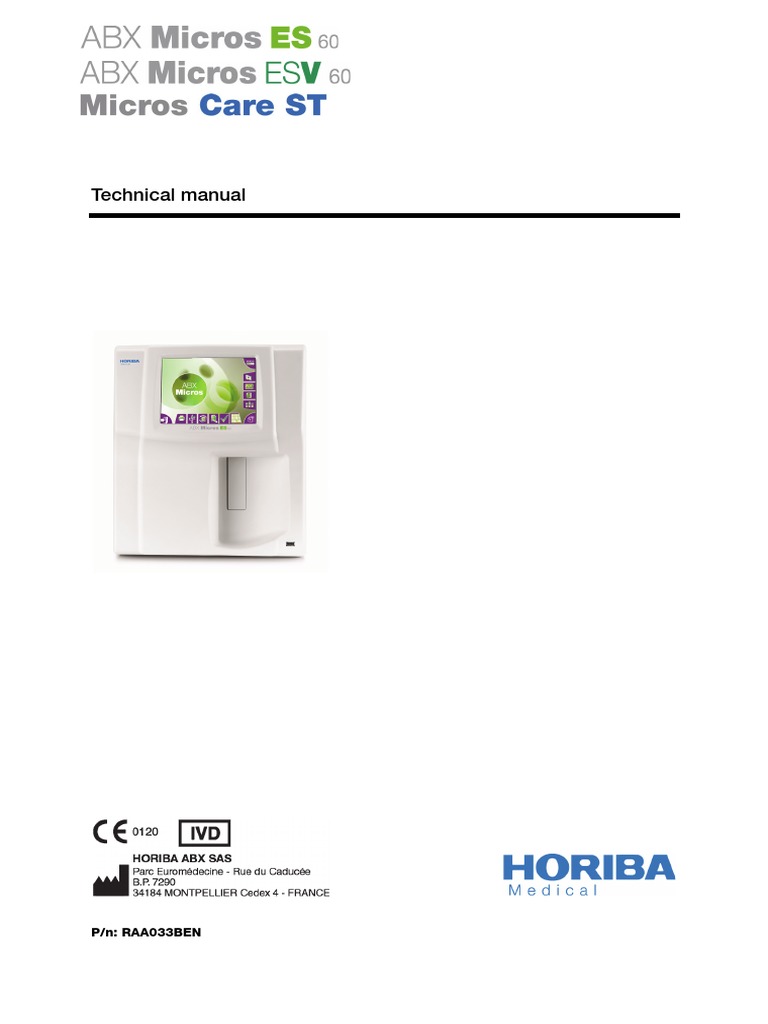 Manual Técnico Micros ES Raa033ben | PDF | White Blood Cell