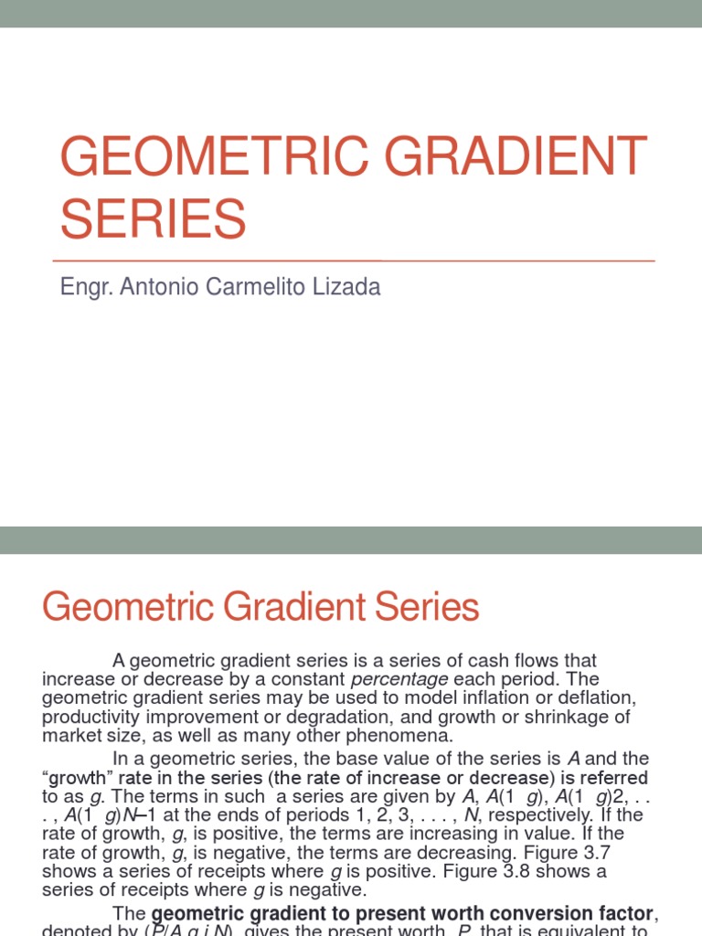 GEOMETRIC GRADIENT SERIES | PDF