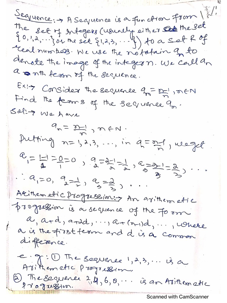 Recurrence Relation Pdf