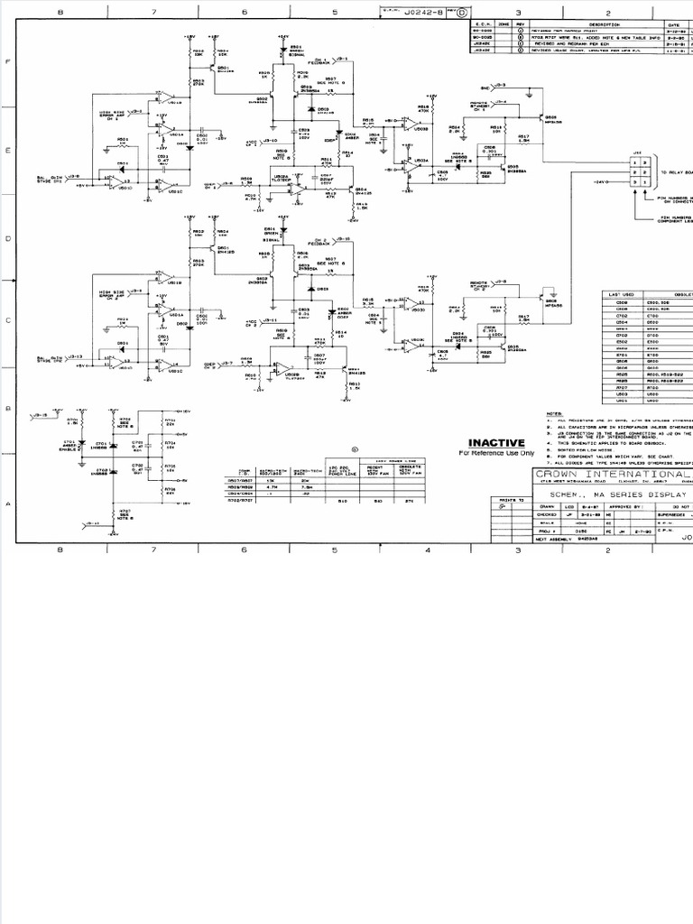 Dokumen - Tips - Crown Amcron Macrotech Ma1200 Ma1201 Amplifier Schematic Service Manual | PDF ...