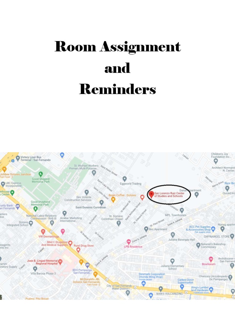 Room Assignment - Architect-Pampanga-Jan 2023 - 2 | PDF