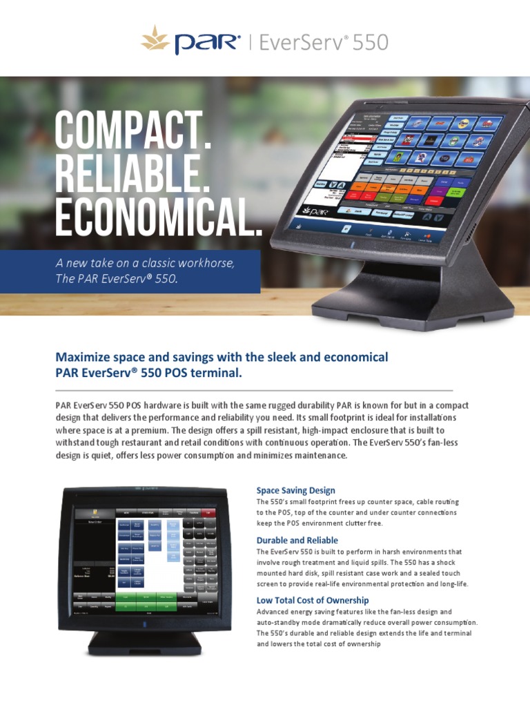550 Datasheet Web | PDF | Point Of Sale | Usb