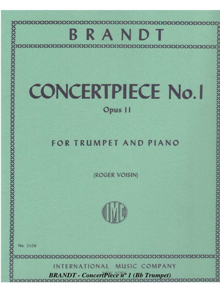 Brandt ConcertPiece No. 1 for Trumpet | PDF