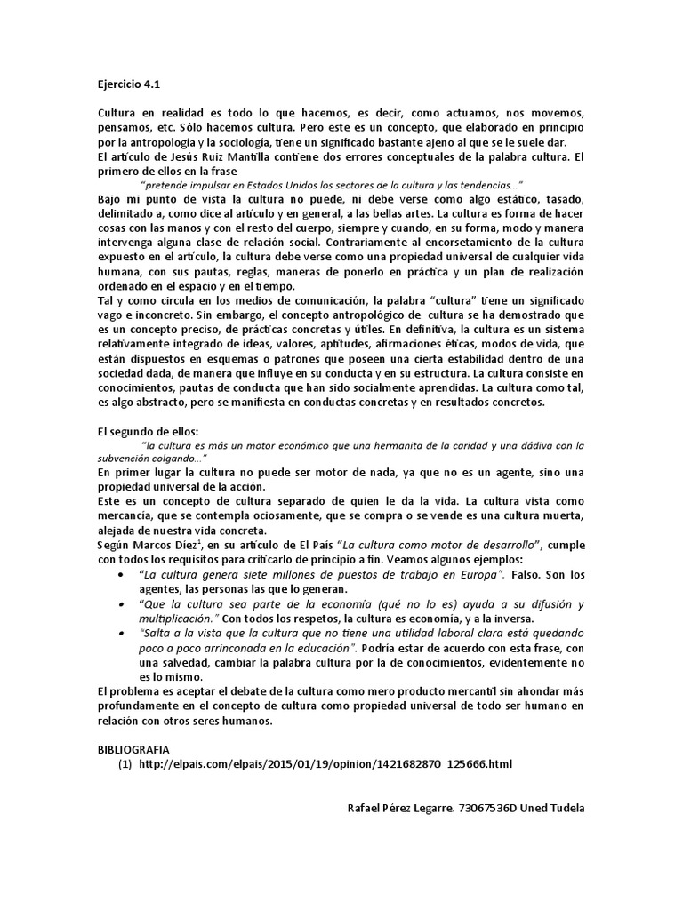 Ejercicio 4 | PDF | Concepto | Teorías filosóficas