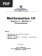 Grade 7 Math Learning Module, First Quarter | PDF | Subtraction ...