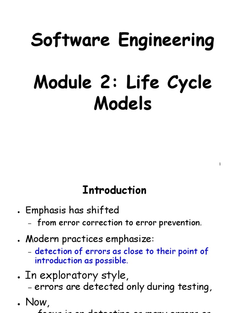 Software Development Life Cycle Models | PDF | Scrum (Software ...