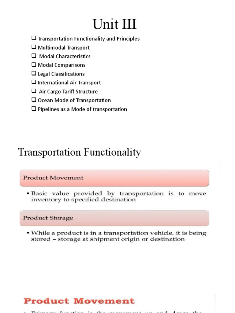 A Comprehensive Overview of Various Transportation Modes: Their ...