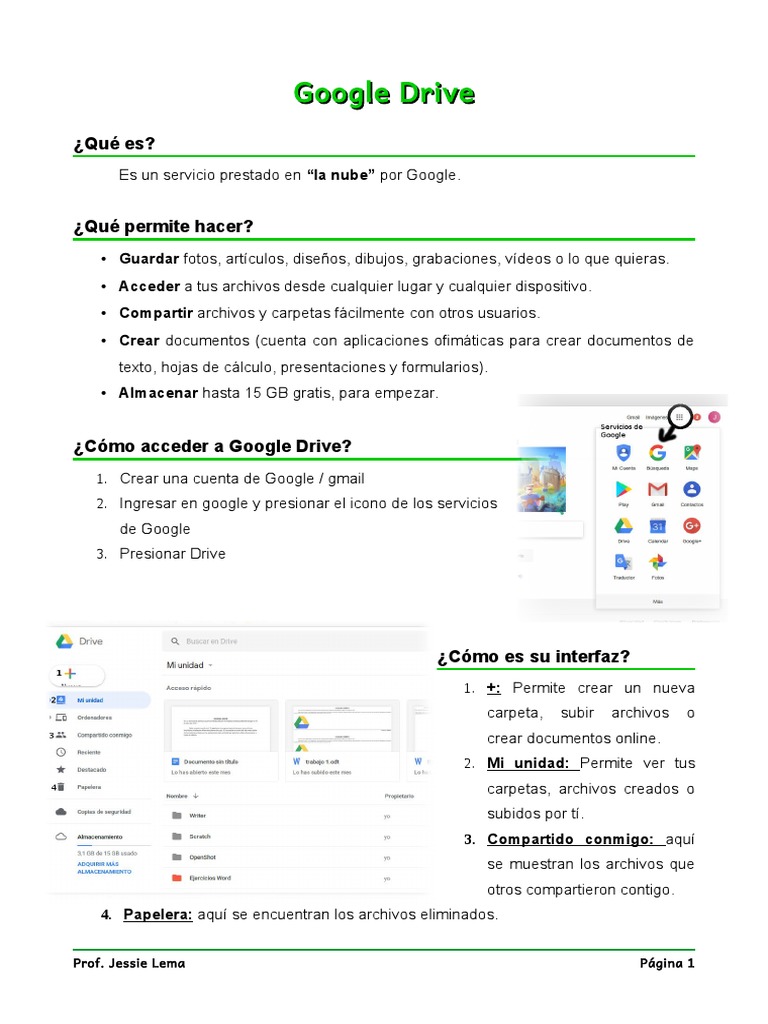 Google Drive y Aplicaciones | PDF | Ingeniería de software | Desarrollo de software