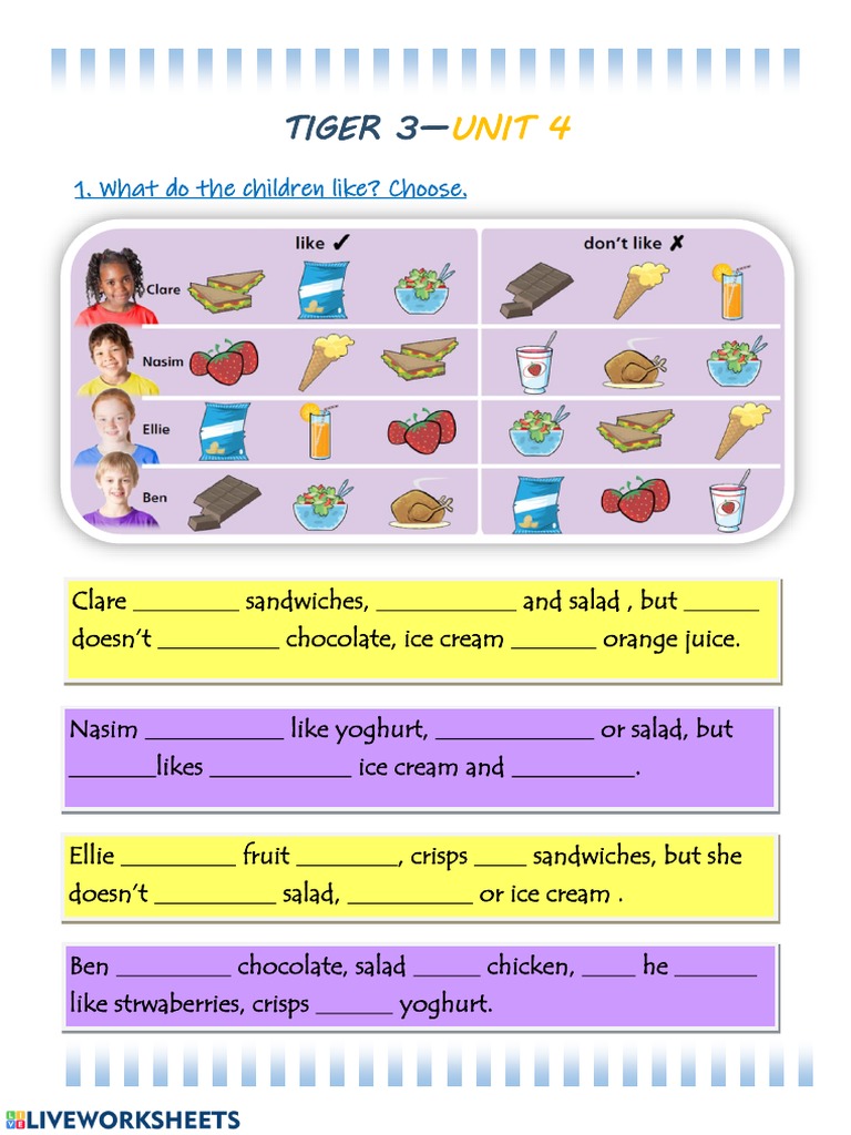 Tiger 3-: Unit 4 | PDF