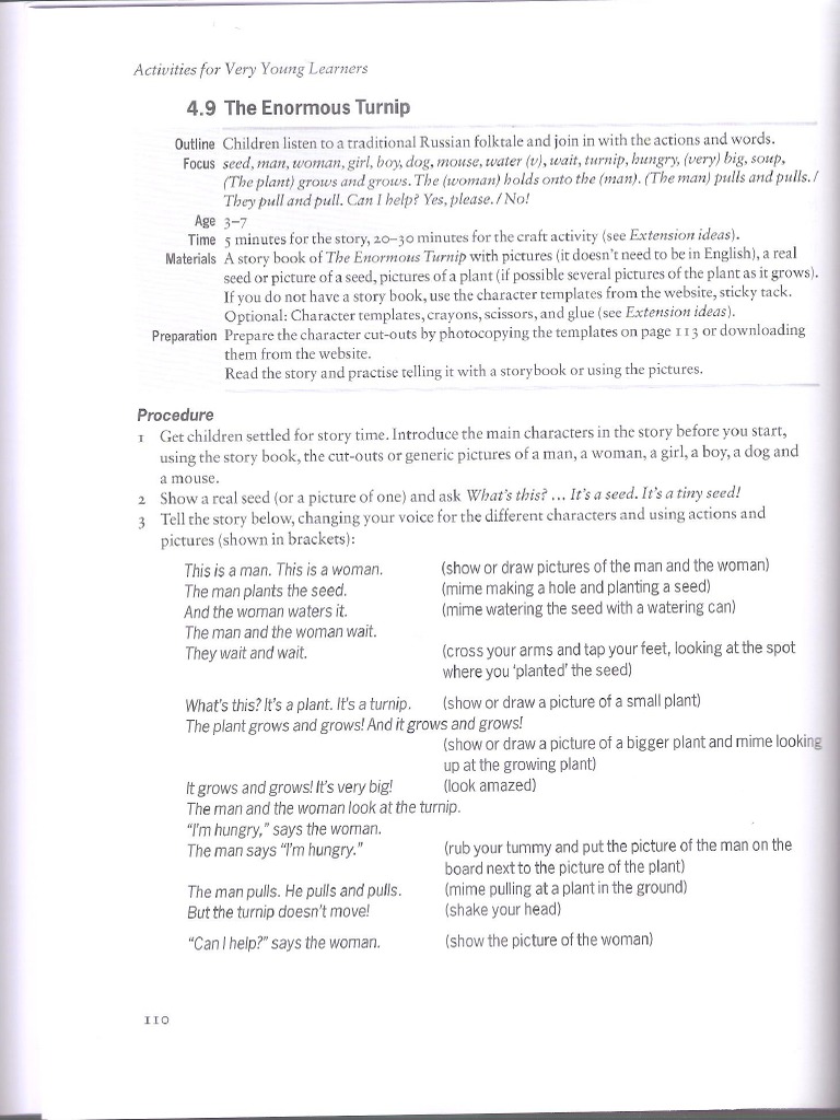 Storytelling Activity (Unit 6) | PDF