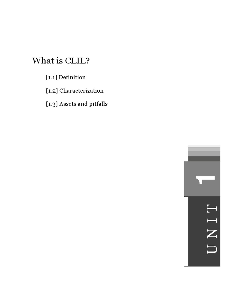 What Is CLIL - TOPIC 1 | PDF | Second Language | Learning