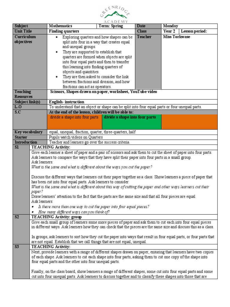 Math Week 5 | PDF | Learning | Curriculum