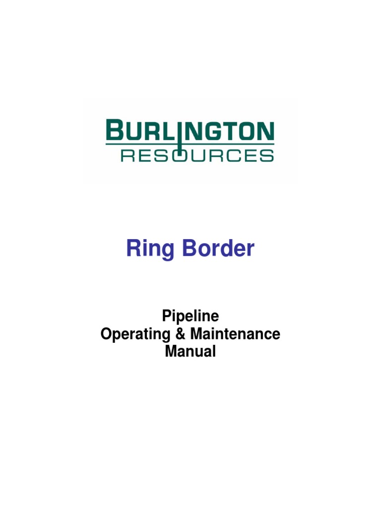 A0T8Z2 - BRC Ring Border Manual | PDF | Pipeline Transport | Pipe ...