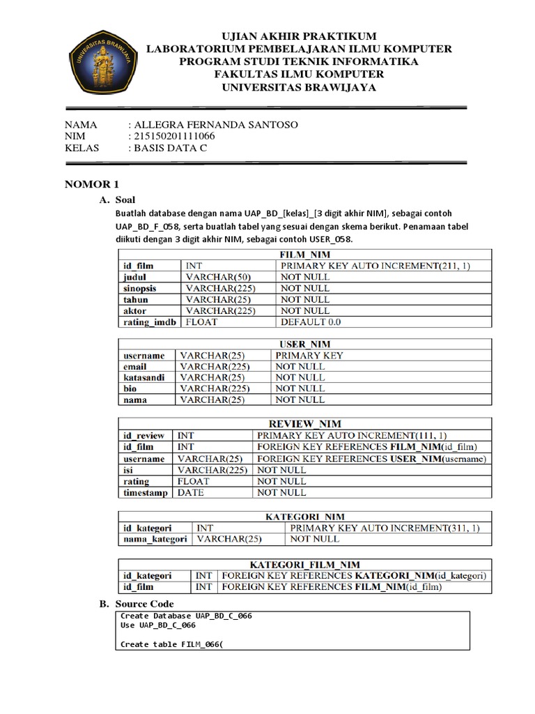 Uap - Basdat C - 215150201111066 | PDF