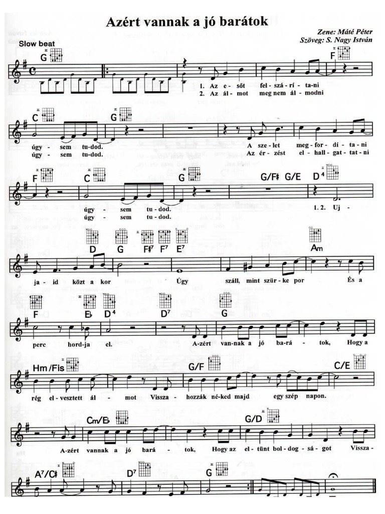 Azért Vannak A Jo Barátok | PDF