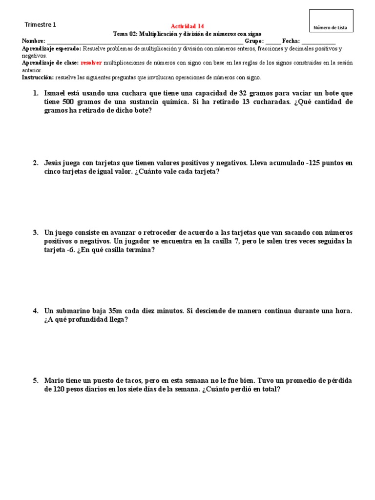 Actividad 14 | PDF