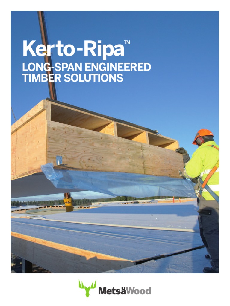 Kerto Ripa Brochure UK | PDF | Lumber | Roof