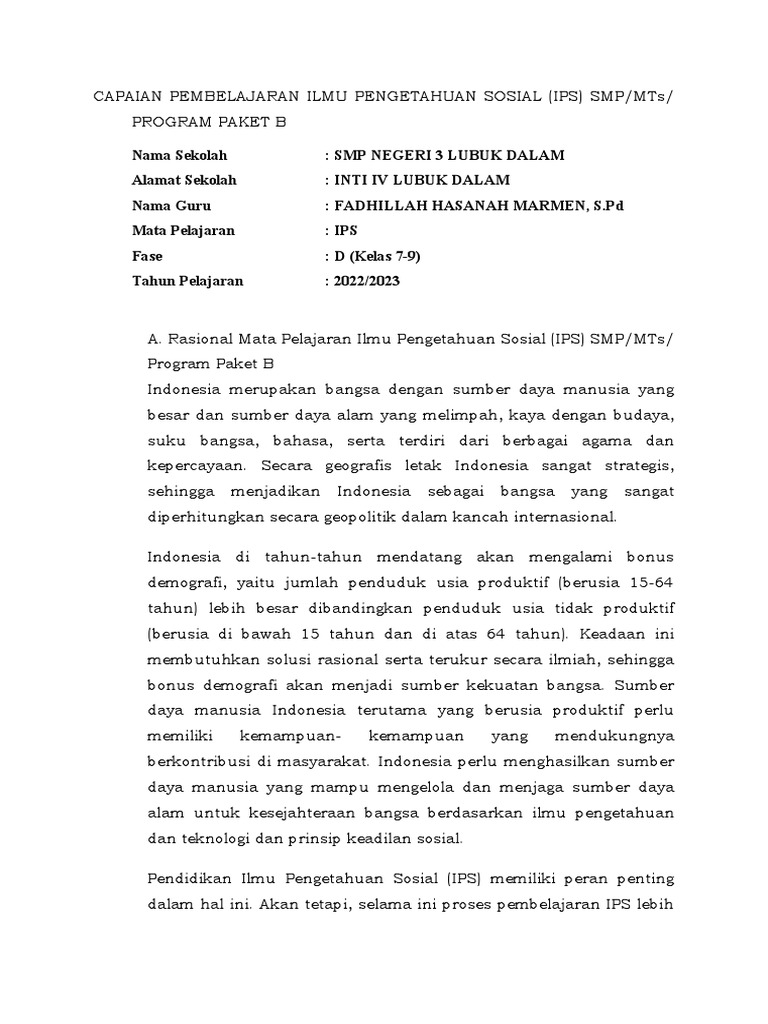 CP Ips Fase D | PDF