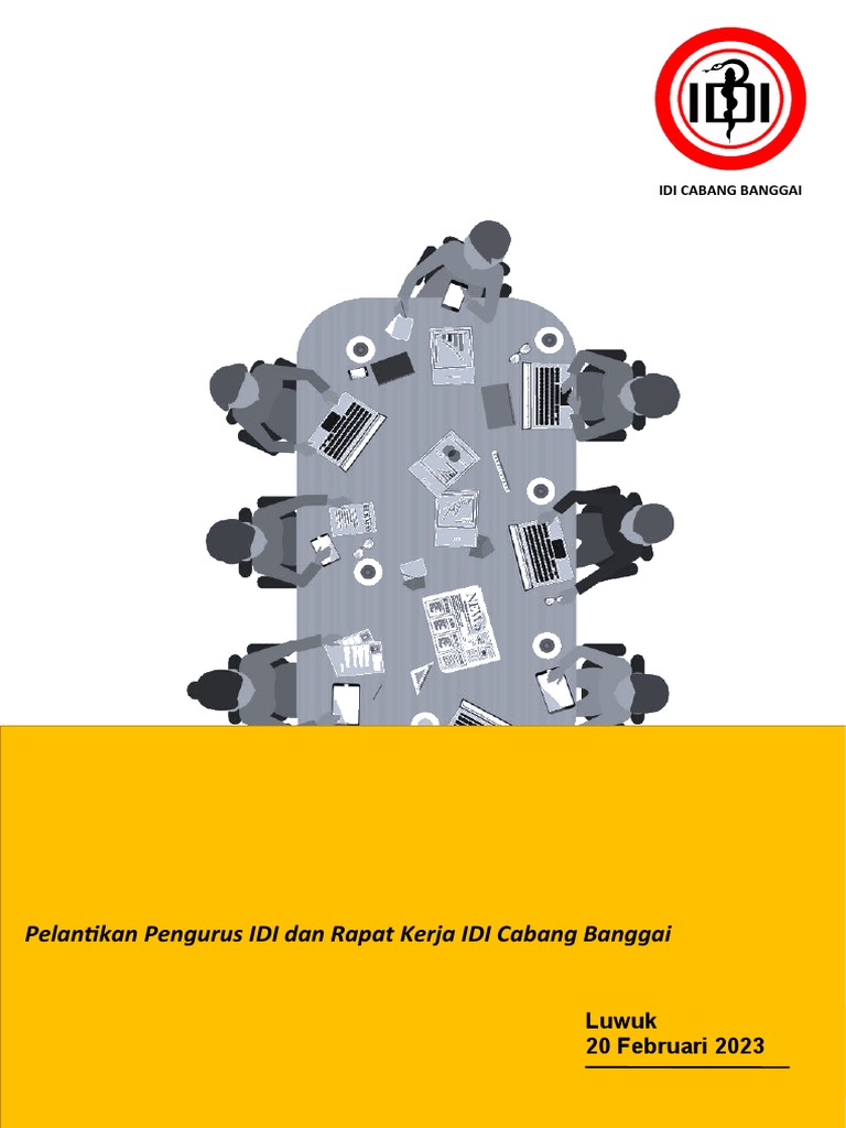 Draft Proposal Pelantikan Dan Rapat Kerja Idi | PDF | Ilmu Sosial | Pengembangan Diri