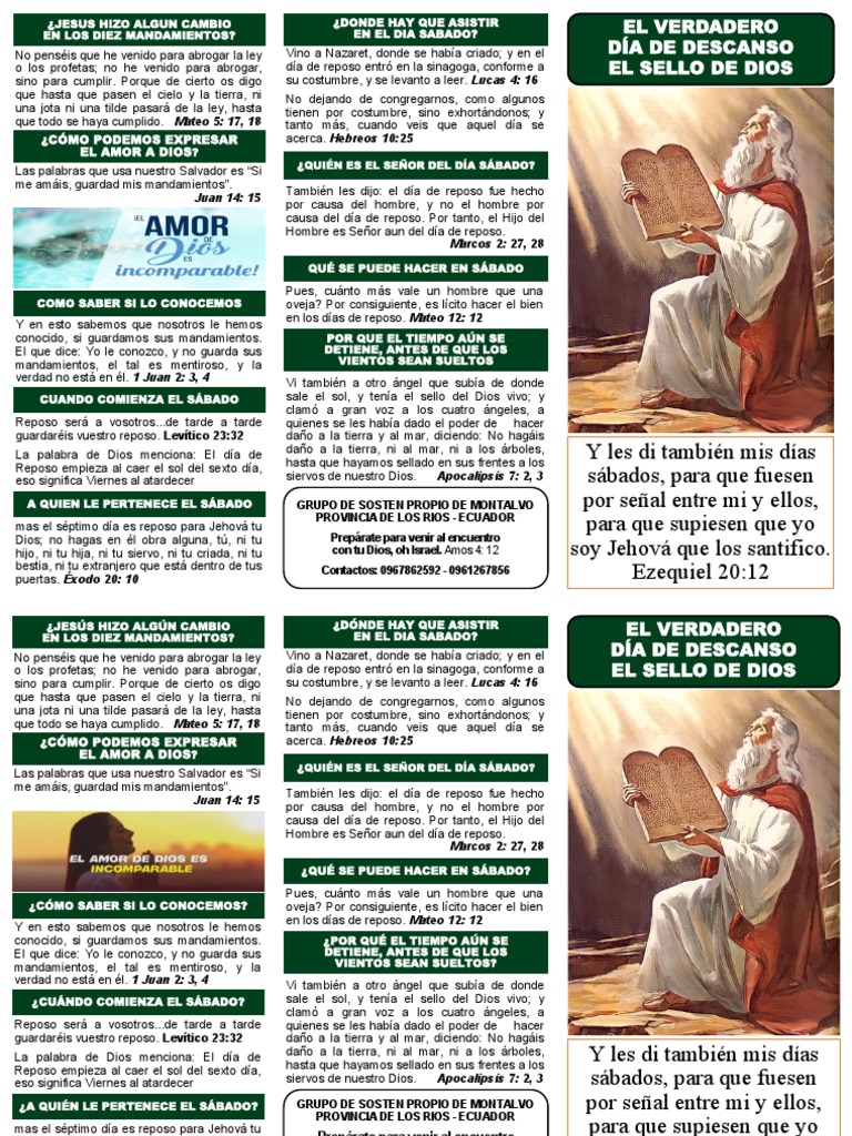 El Sello de Dios Sabado | PDF | Jesús | Evangelio de Mateo