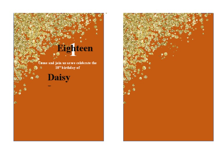 Debutant Invitation | PDF