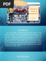 Auto Mechanic Tools and Equipment List | PDF | Auto Mechanic | Car