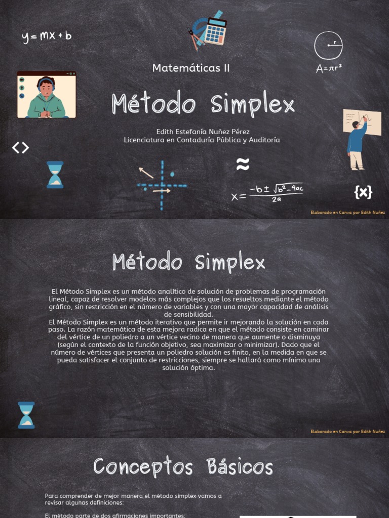 Metodo Simplex | PDF | Programación lineal | Análisis numérico