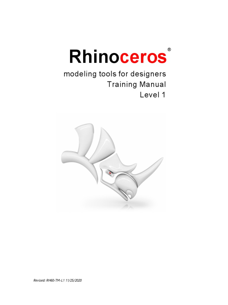 Rhino 6 Level 1 Training | PDF | Button (Computing) | Command Line ...