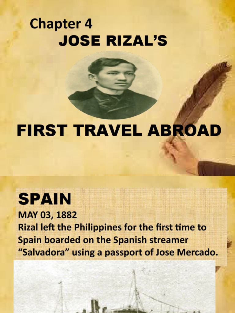 Chapter 4 Jose Rizals First Travel Abroad | PDF | Ophthalmology
