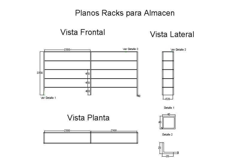 RACKS PARA ALMACEN-Model | PDF