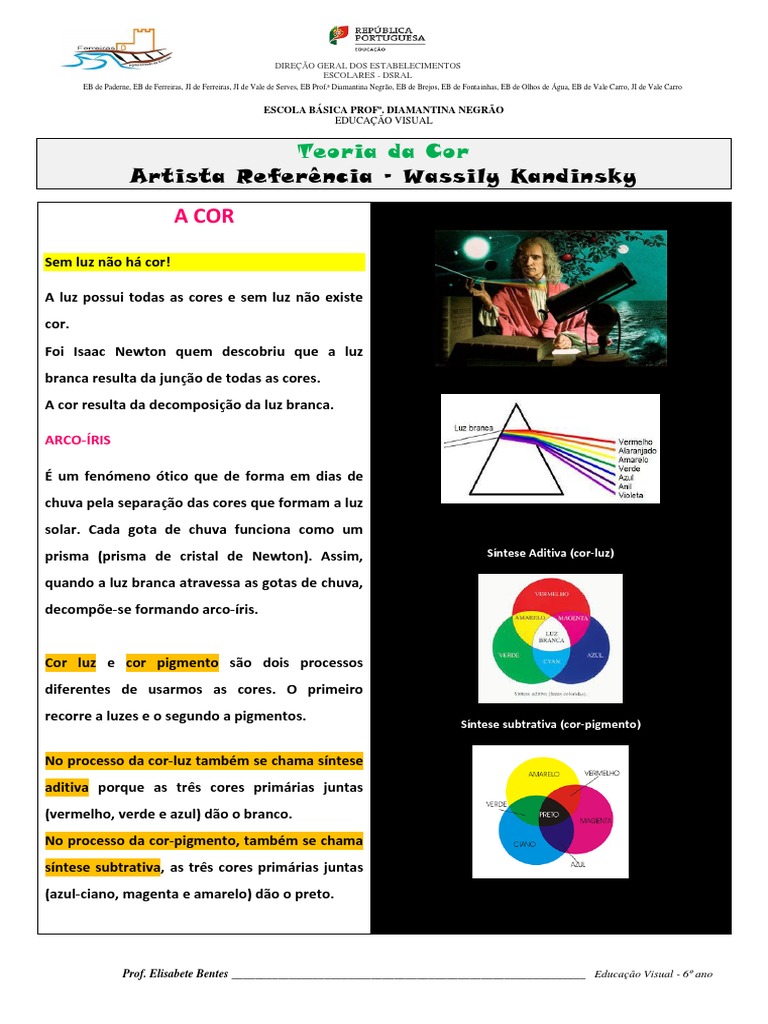 Teoria Da Cor | PDF | Cor | Design gráfico