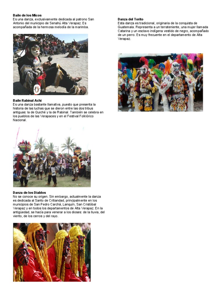 Danza de los Micos en Guatemala | PDF | Bailes | Antropología cultural