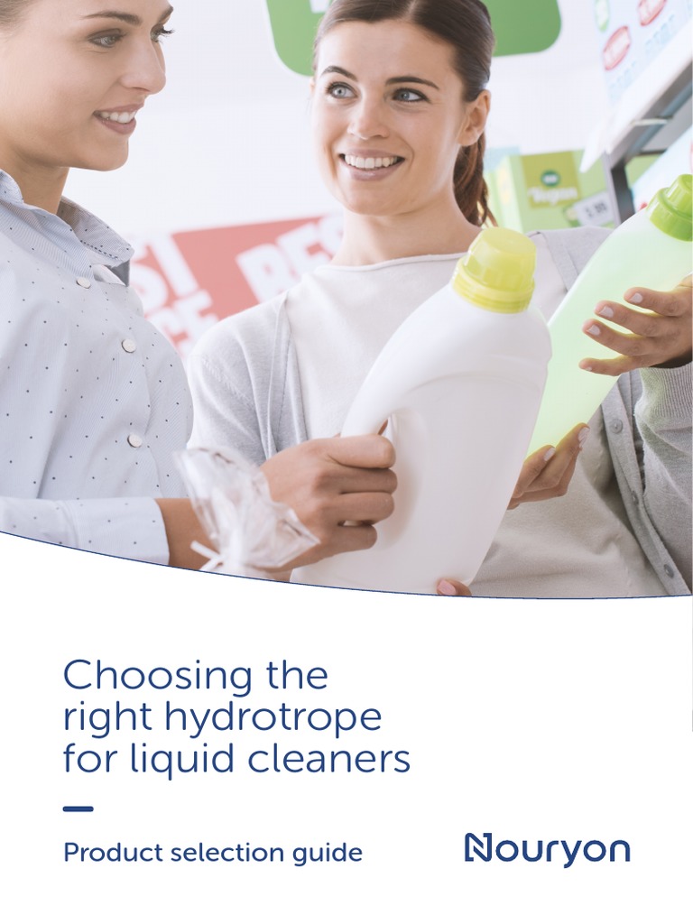 Brochure Cleaning Choice of Hydrotope Global en | PDF | Sodium ...