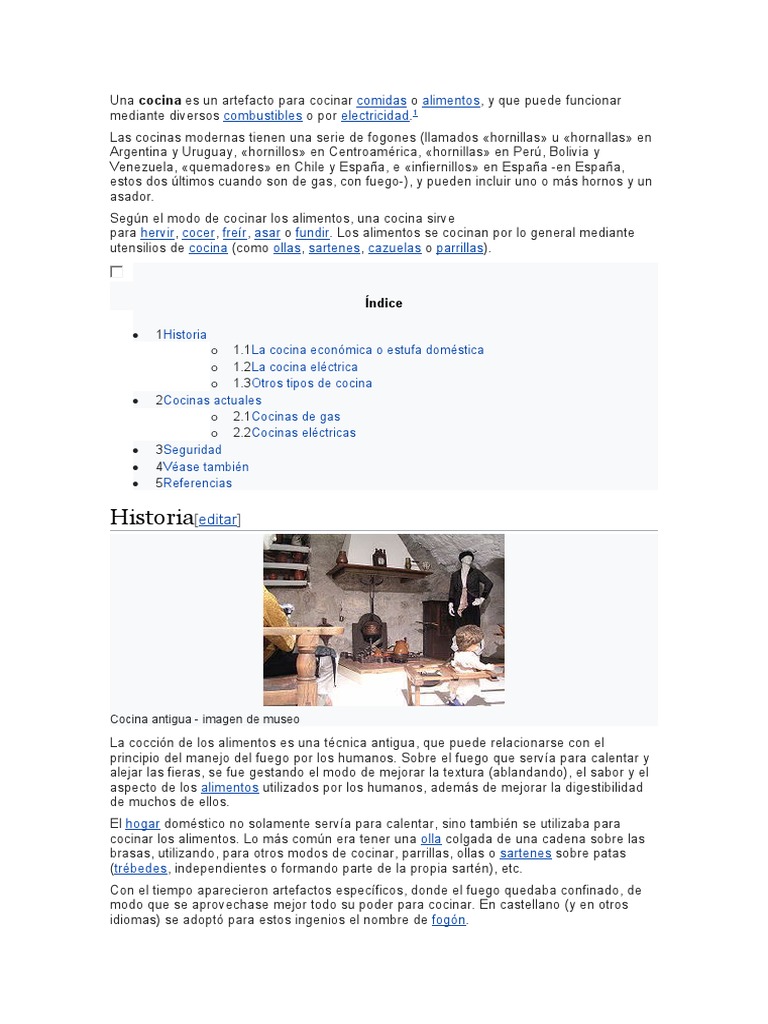 La Cocina | PDF | Estufa de cocina | Inicio