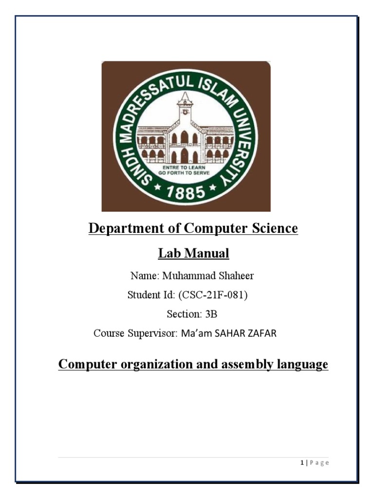 Assembly Shaheer | PDF | Assembly Language | Cursor (User Interface)