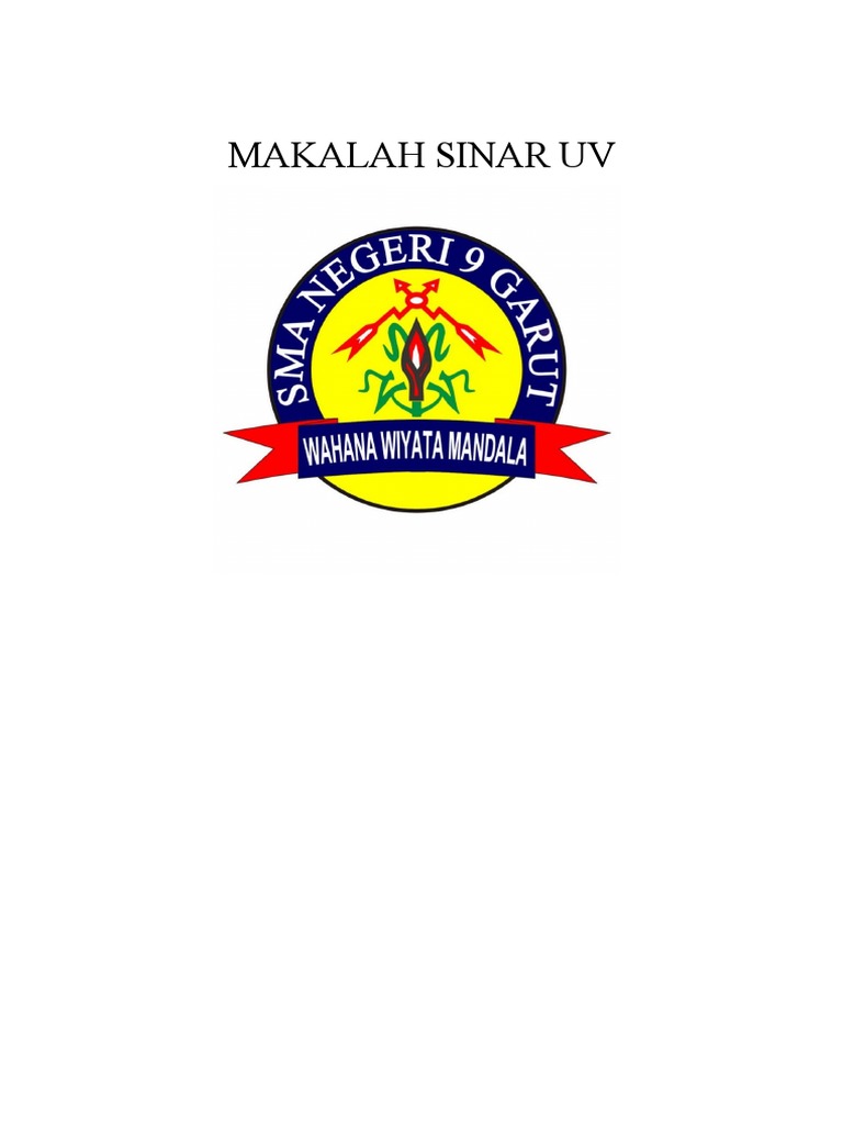 Makalah Sinar Uv | PDF