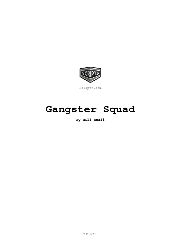 Gangster Squad | PDF