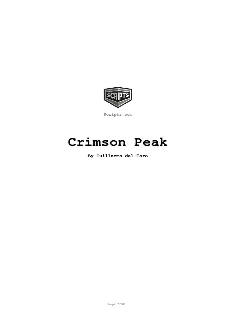 Crimson Peak | PDF