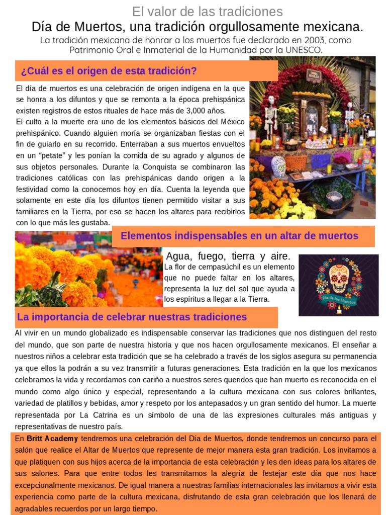 El Valor de Las Tradiciones | PDF | Tradiciones | Antropología cultural