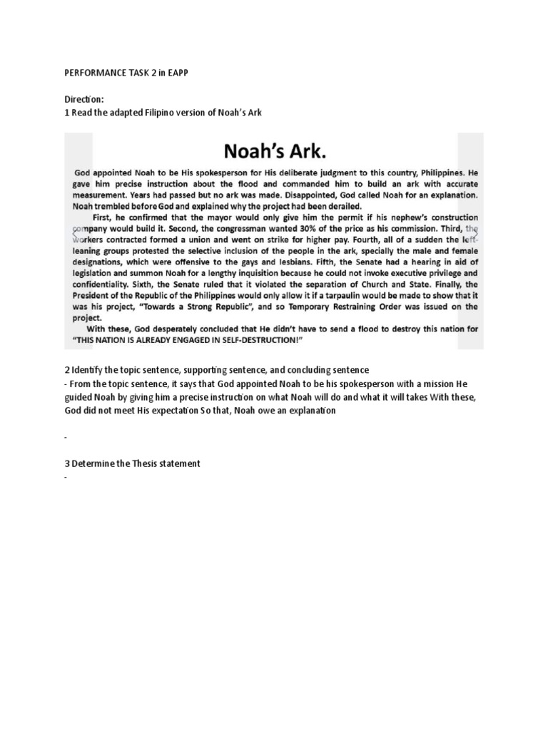 PERFORMANCE TASK 2 in EAPP | PDF