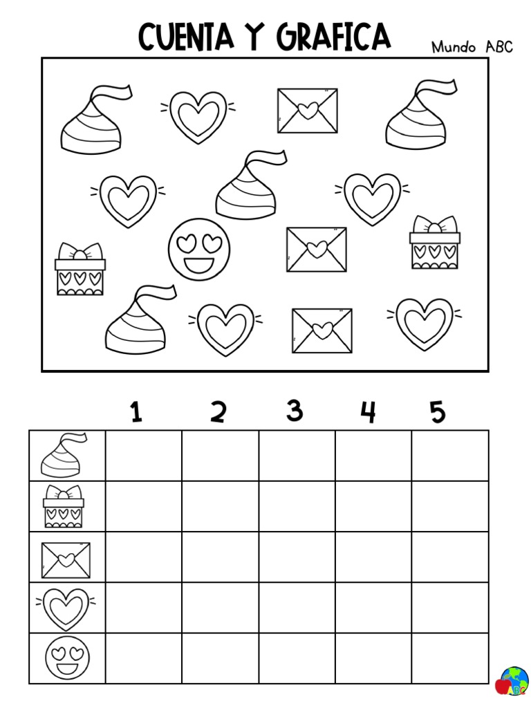153.actividades Dia Del Amor - Matematicas | PDF