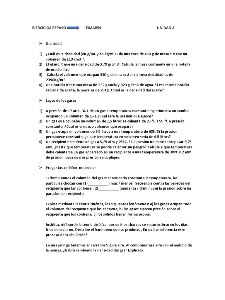 Repaso de Fyq | PDF | Ciencia y matemática