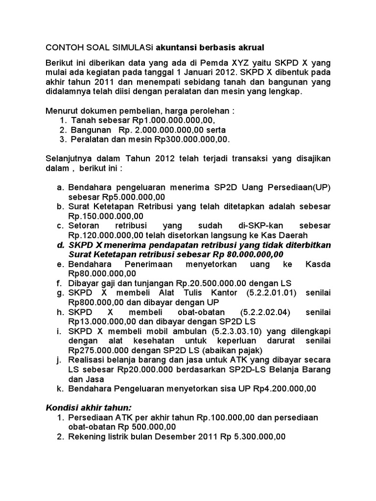 Contoh Simulasi Per 4 | PDF