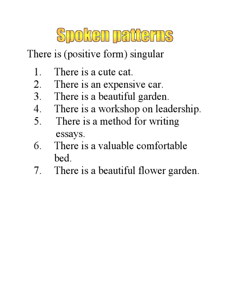 Advanced English Patterns | PDF