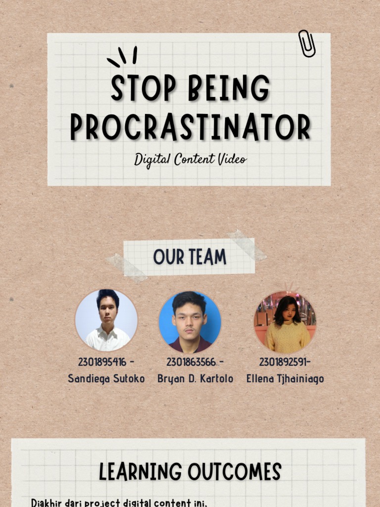 Stop Procrastinating | PDF